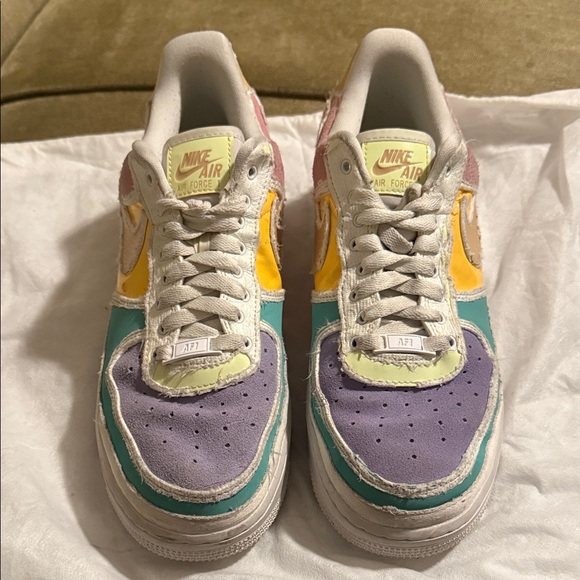 Nike | Shoes | Nike Air Force Multicolor Sneakers | Poshmark